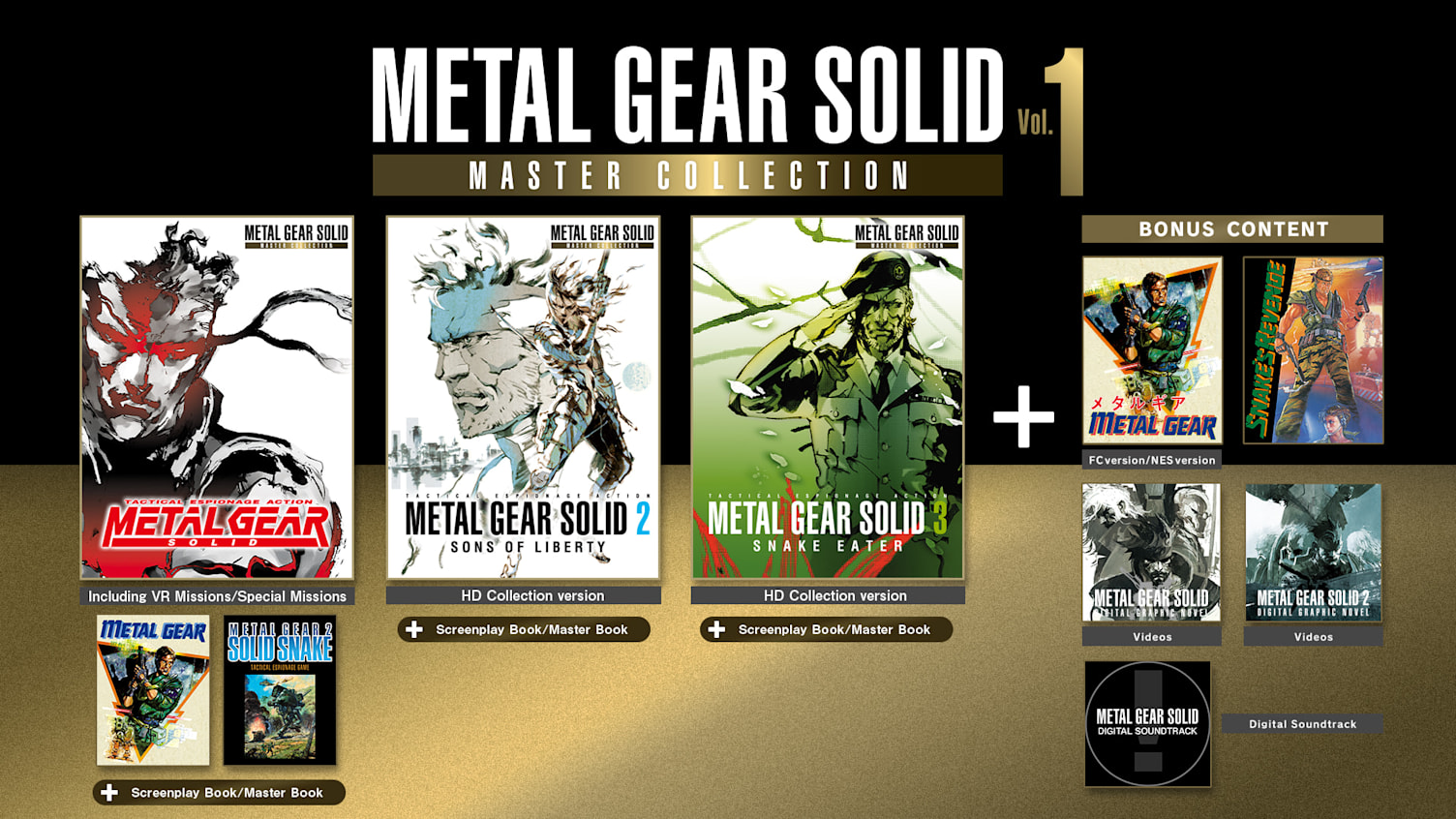 METAL GEAR SOLID MASTER COLLECTION Vol.1 Nintendo Switch Games Nintendo